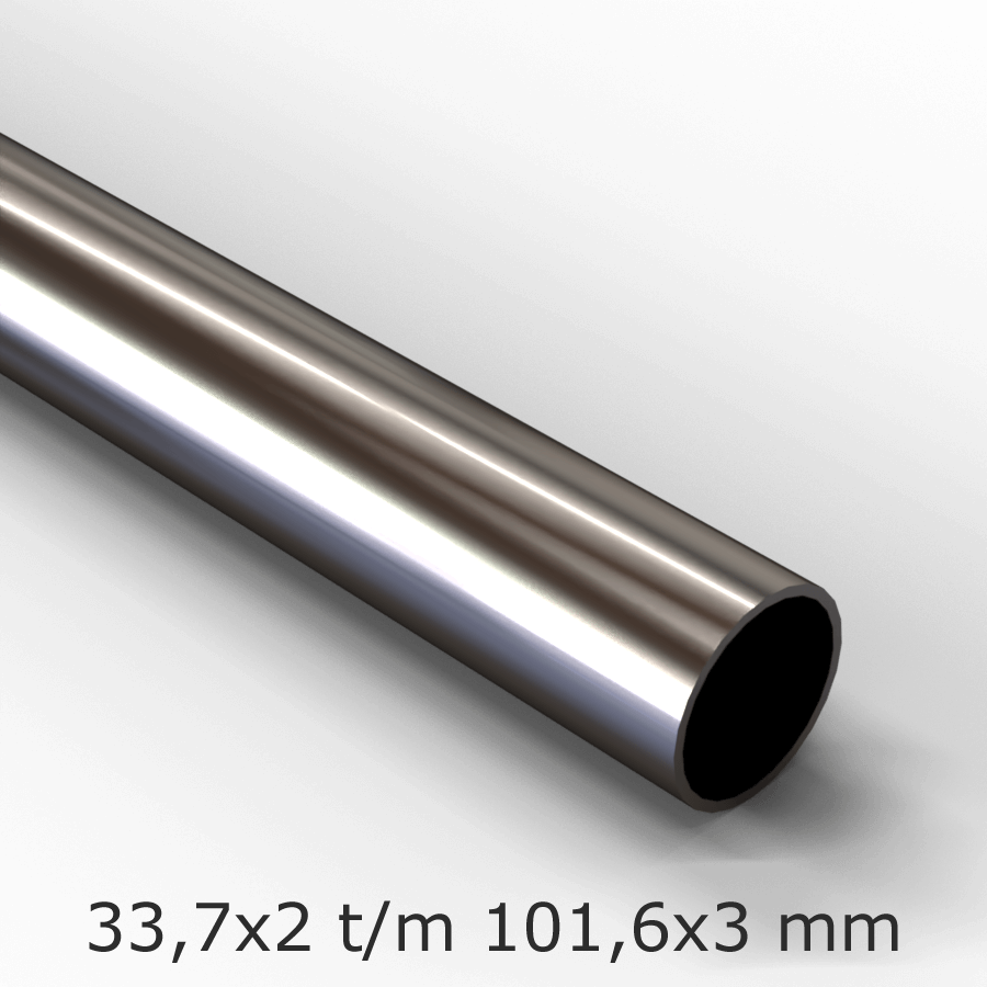 RVS 304 ronde buis (geslepen) groot - DHZ Store - Alle Metalen Direct ...