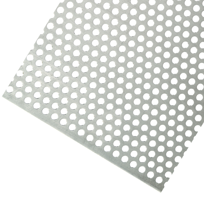 Aluminium geperforeerde plaat. Ronde perforatie. - DHZ Store - Alle ...