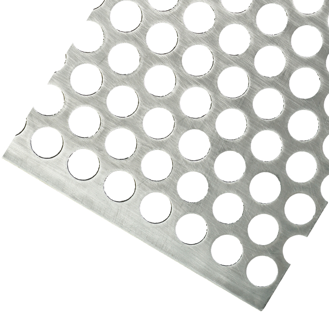 Aluminium geperforeerde plaat. Ronde perforatie. - DHZ Store - Alle ...